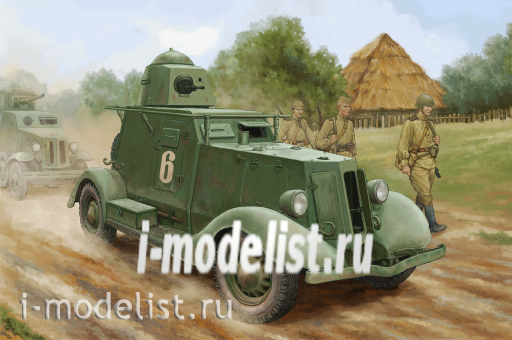 83882 HobbyBoss 1/35 Soviet BA-20 Armored Car Mod.1937 :: Сборные модели :: Техника :: HobbyBoss ...