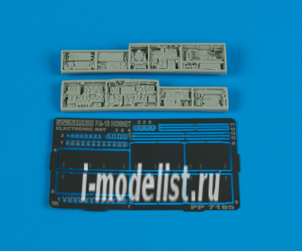 7185 Aires 1/72 Набор дополнений F/A-18 Hornet electronic bays ...