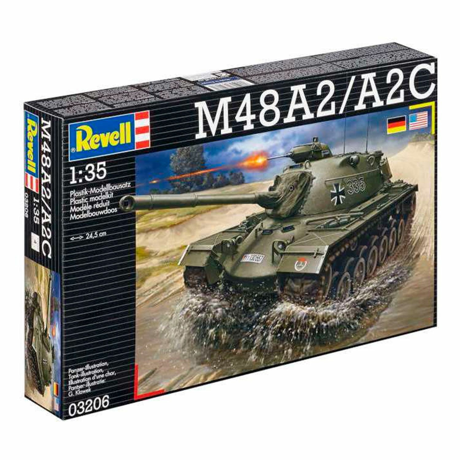 03206 Revell 1/35 M48 A2/A2C :: Сборные модели :: Техника :: Revell :: 1/35