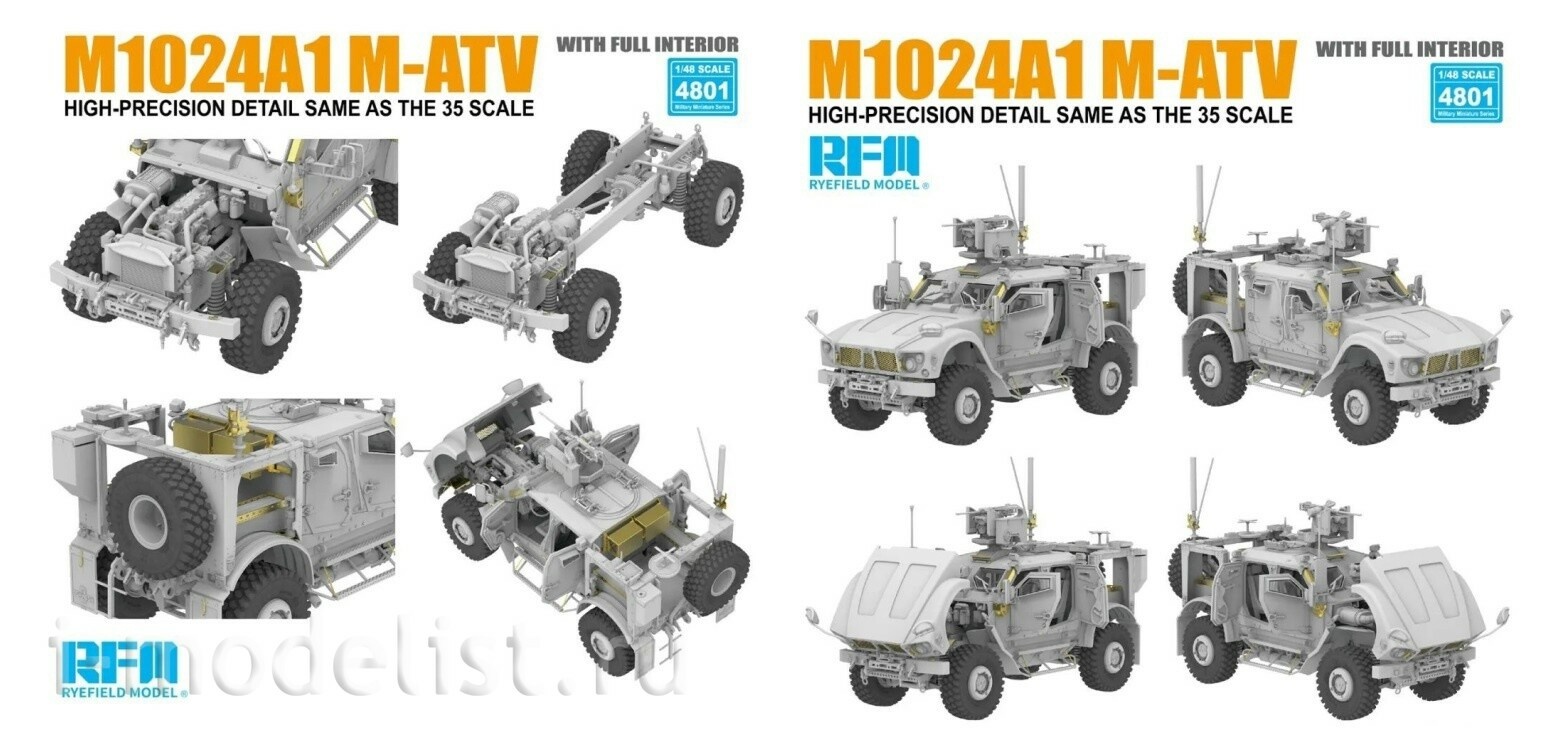 RM-4801 Rye Field Model 1/48 M1024A1 M-ATV :: Сборные модели :: Техника ...