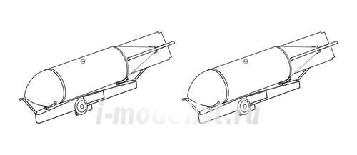 7262 CMK 1/72 Набор дополнений B5N Kate / B6N Jill Bomb Set ...