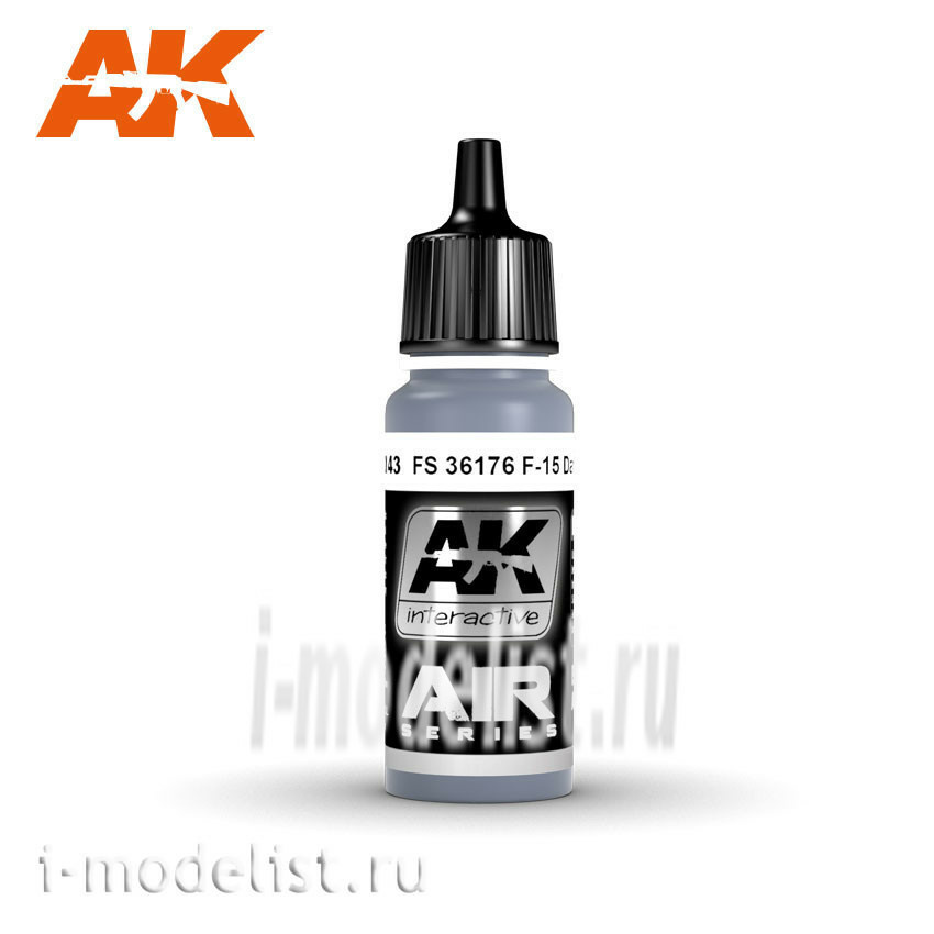 AK2143 AK Interactive Краска акриловая FS 36176 F-15 DARK GREY 17ML ...